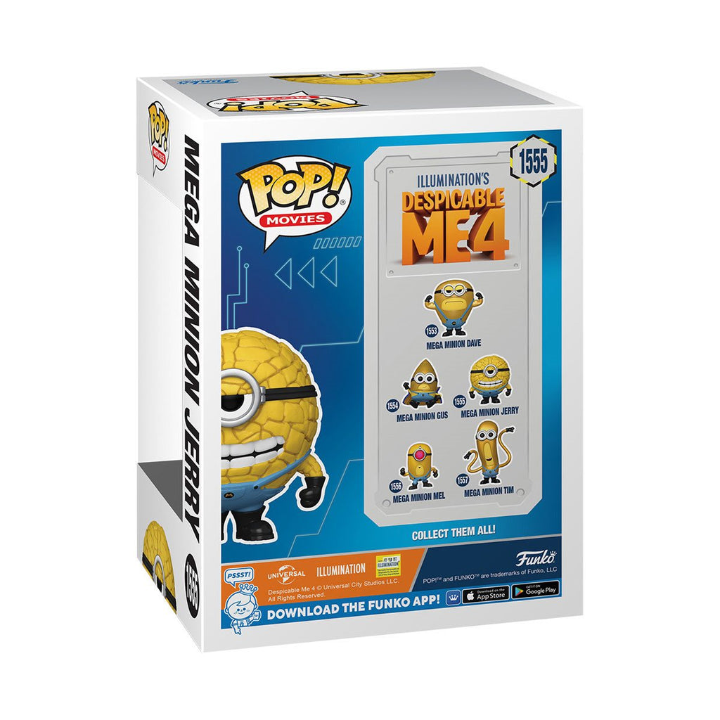 🎉 Shop FUNKO POP! Descpicable Me 4 Mega Minion Jerry Toy Figure #1555 ...