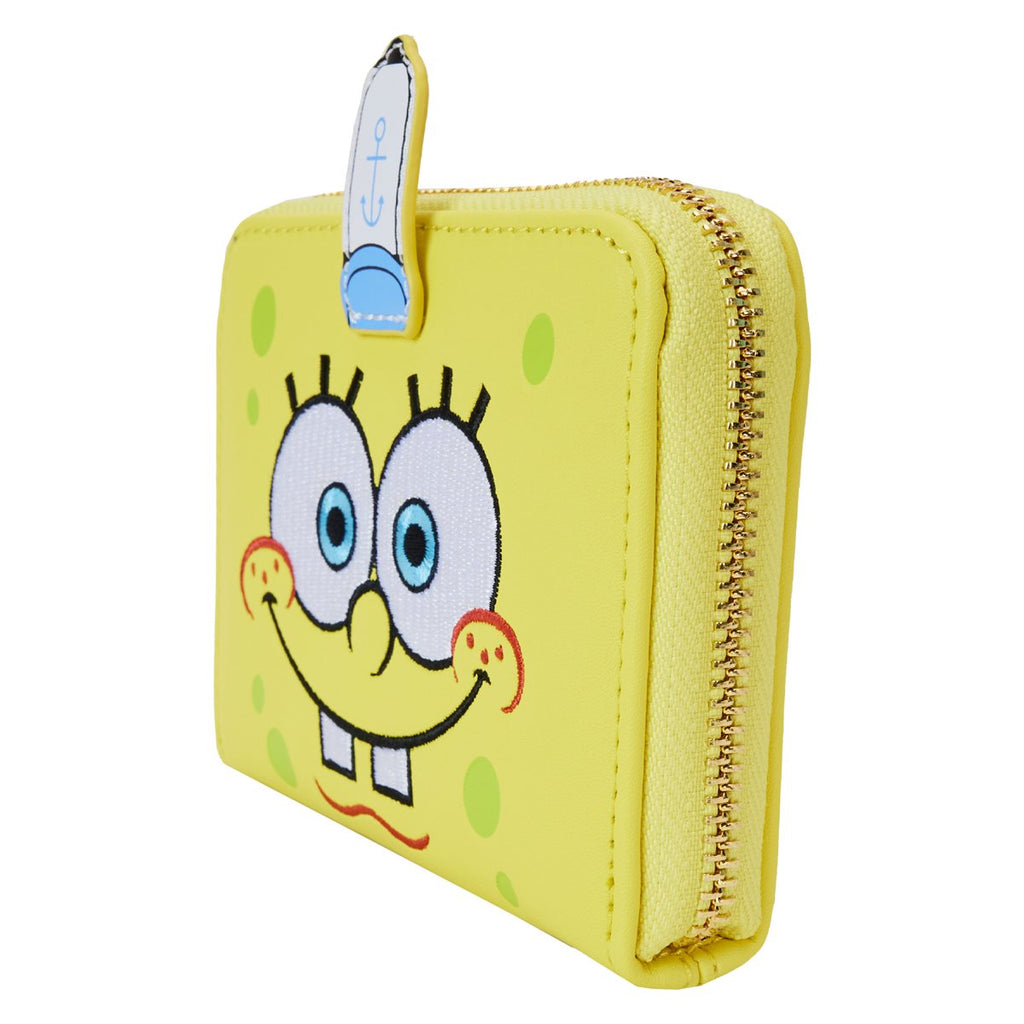 🎉 Shop SpongeBob SquarePants Zip-Around Wallet - Loungefly at Bubblegum ...